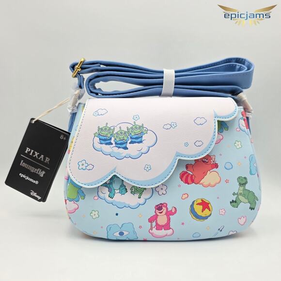 Loungefly | Bags | Loungefly Disney Pixar Characters Clouds Crossbody ...